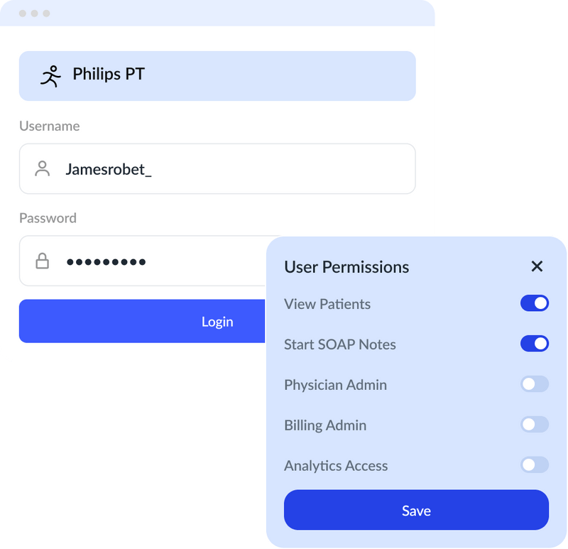 Admin & Security | WebPT